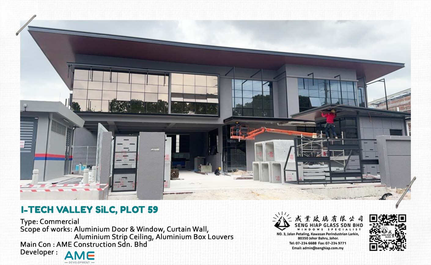 Project On Going - Seng Hiap Glass Sdn Bhd