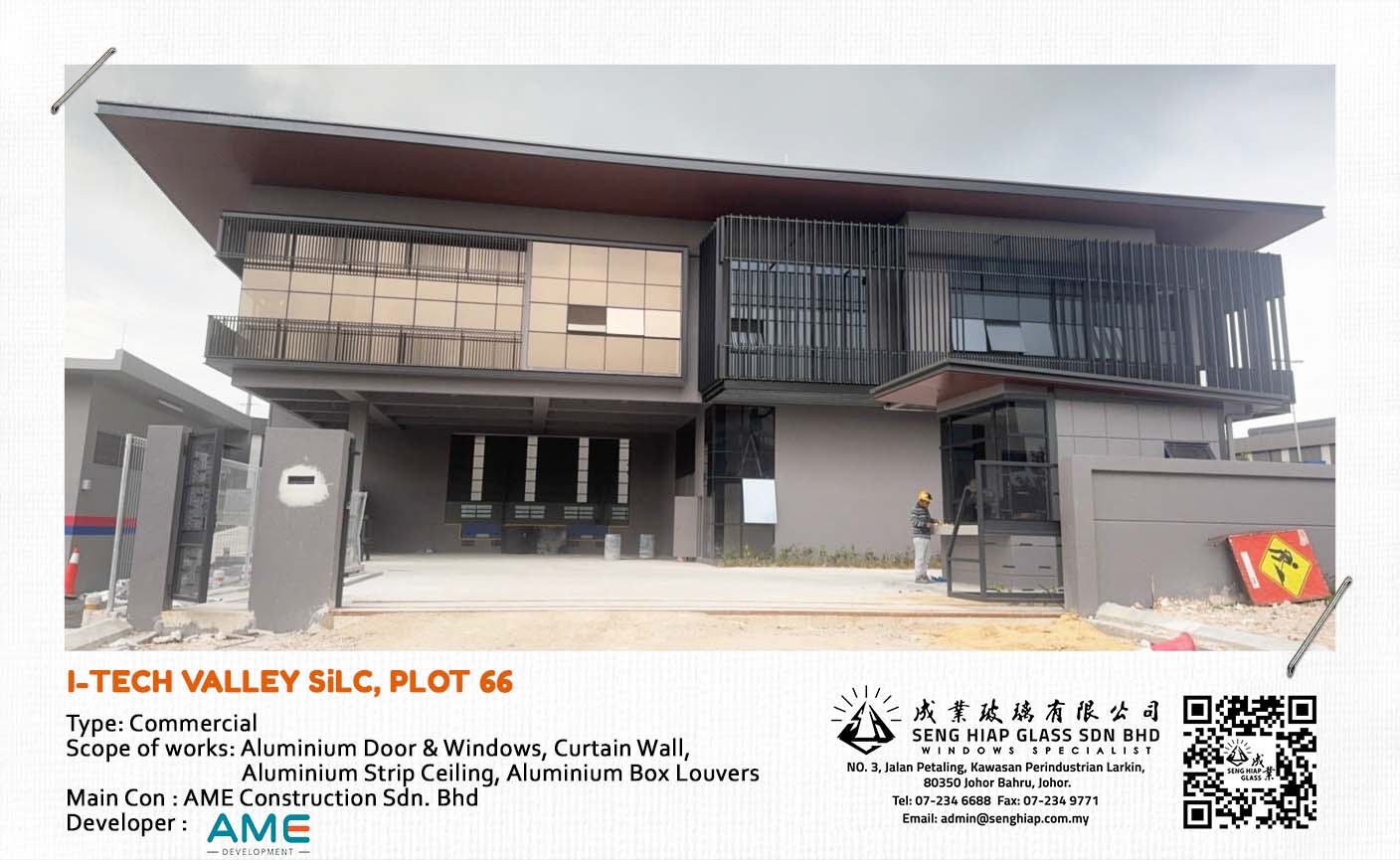 Project On Going - Seng Hiap Glass Sdn Bhd