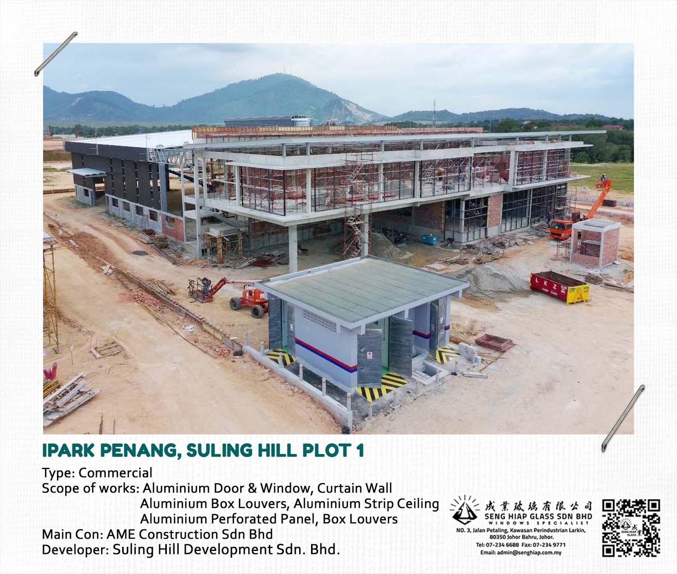 Project On Going - Seng Hiap Glass Sdn Bhd