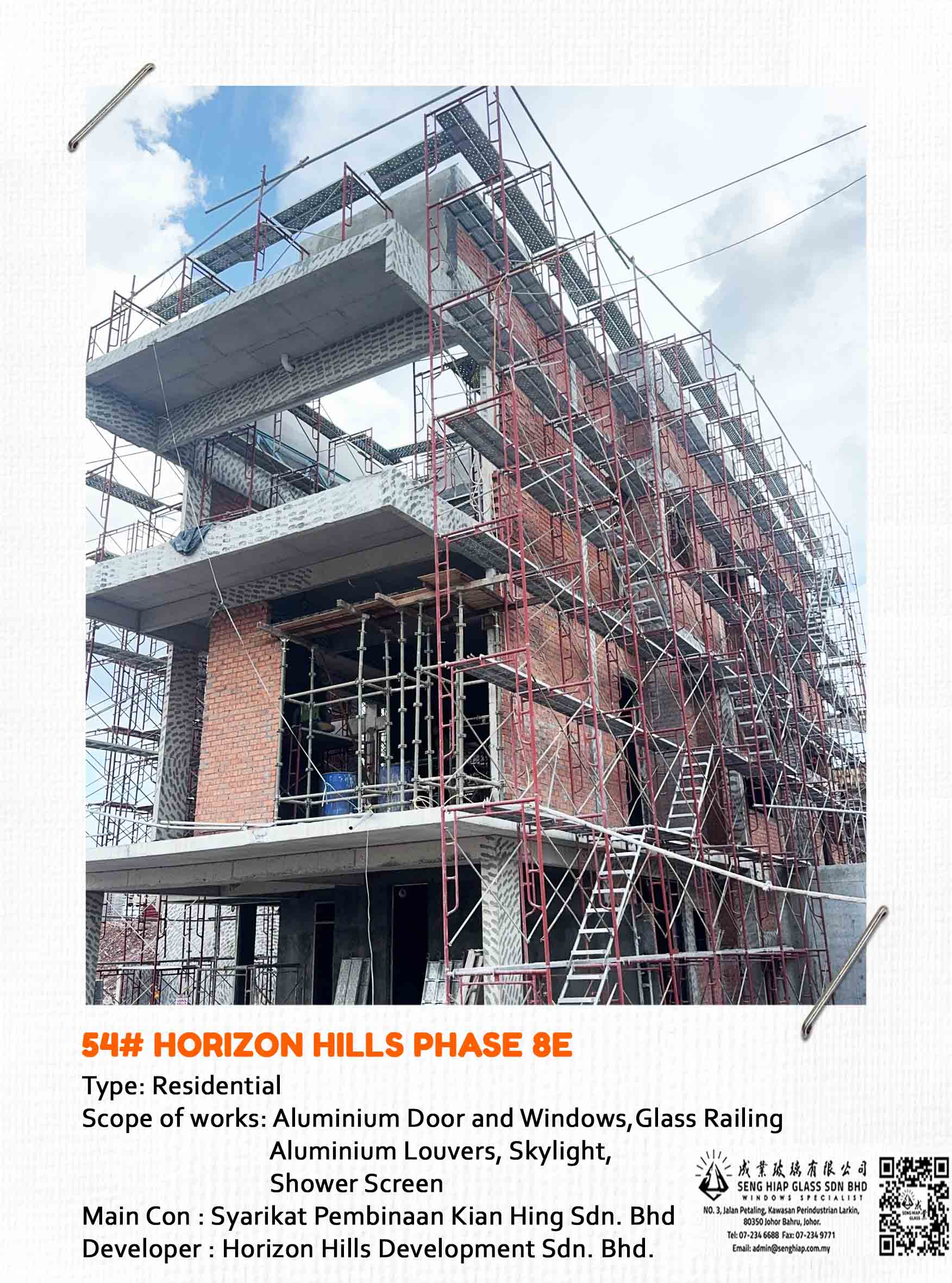 Project On Going - Seng Hiap Glass Sdn Bhd
