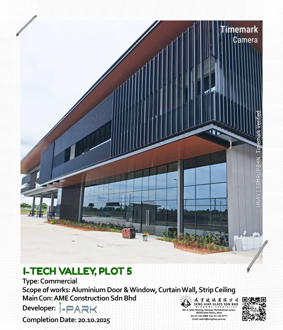 Commercial (Factory / Warehouse) - Seng Hiap Glass Sdn Bhd